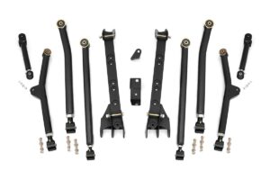 rough country long arm upgrade kit for 97-06 jeep wrangler tj | 4-6" - 66300u