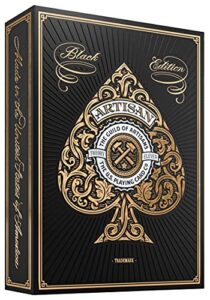 artisan playing cards (black)