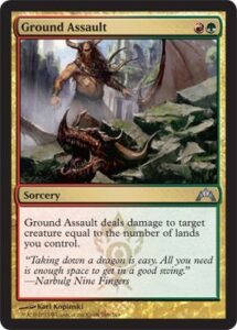 magic the gathering - ground assault (168) - gatecrash