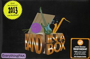 band-in-a-box 2013 everythingpak (old version, win usb hard drive)