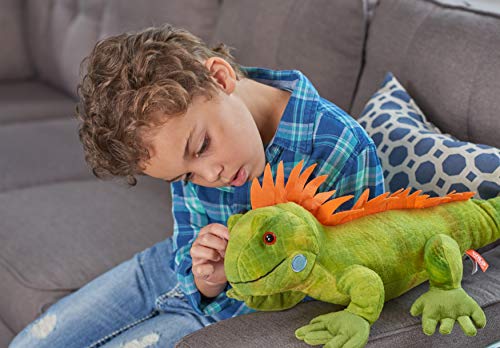 Wild Republic Iguana Plush, Stuffed Animal, Plush Toy, Kids Gifts, Cuddlekins, 15 Inches, Multi (12905)