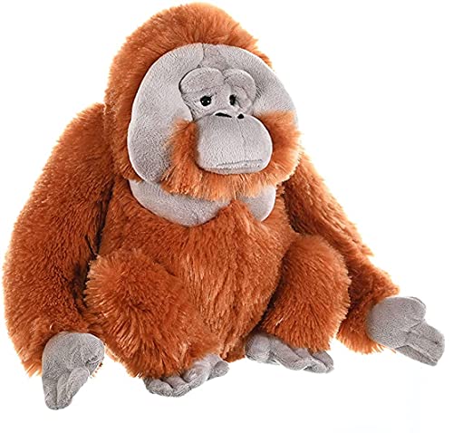 Wild Republic Orangutan Plush, Stuffed Animal, Plush Toy, Gifts for Kids, Cuddlekins 12 Inches