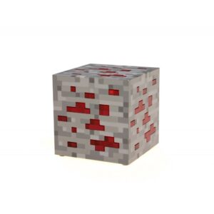 entertainment earth minecraft light-up redstone ore statue