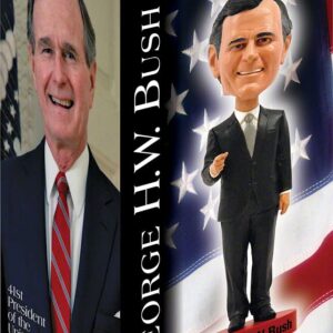 Royal Bobbles George H. W. Bush 41st President of The United States Collectible Bobblehead Statue