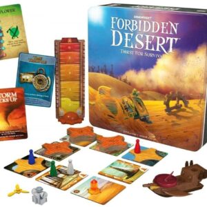 Gamewright Forbidden Desert – The Cooperative Strategy Survival Desert Board Game Multi-colored, 5"