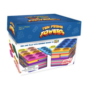 Junior Learning Ten Frame Towers Board Games