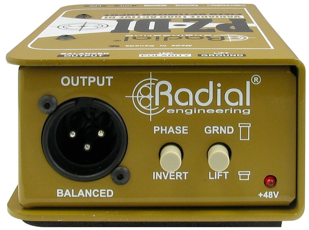 Radial PZDI 1-channel Passive Piezo-Optimized Direct Box