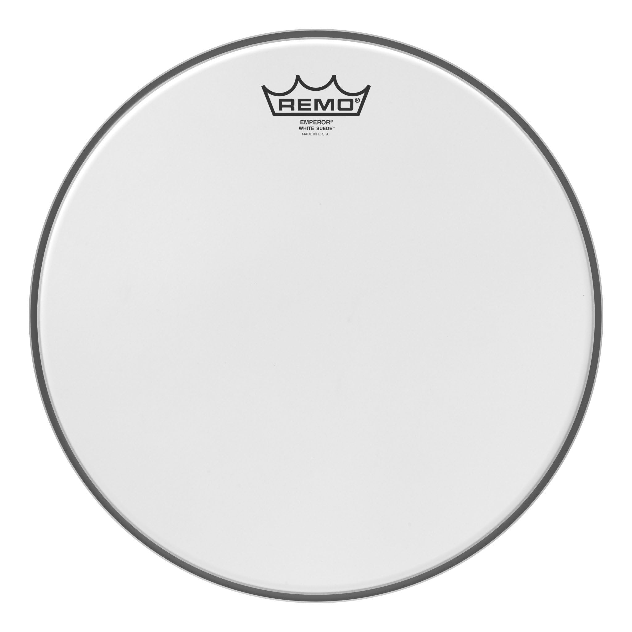 Remo BE0813-WS White Suede Emperor Drum Head - 13-Inch