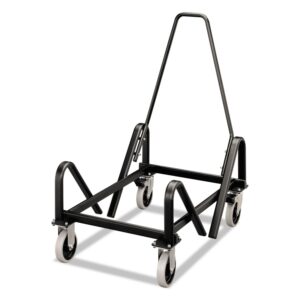 the hon company stack chair cart with casters, 21-3/8 by 35-1/2 by 37-inch, steel/black