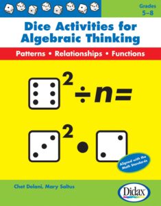 didax educational resources dice activities for algebraic thinking