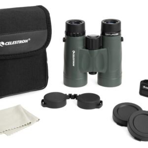 Celestron – Nature DX 10x42 Binoculars – Outdoor and Birding Binocular – Fully Multi-Coated with BaK-4 Prisms – Rubber Armored – Fog & Waterproof Binoculars – Top Pick Optics