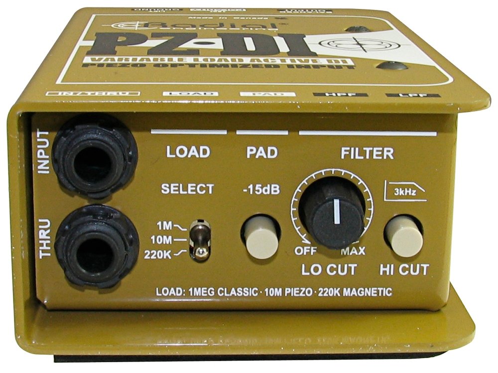 Radial PZDI 1-channel Passive Piezo-Optimized Direct Box