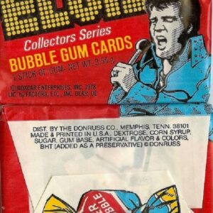 1978 Elvis Presley Unopened Trading Card Pack