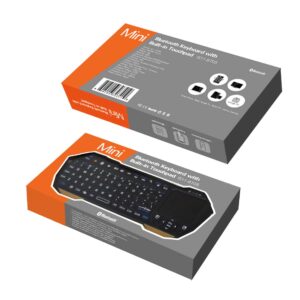 Mini Wireless Keyboard with Touchpad for Smart TV Projector Compatible with Android iOS Windows