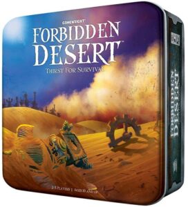 gamewright forbidden desert – the cooperative strategy survival desert board game multi-colored, 5"