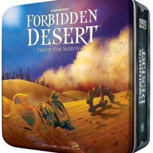 Gamewright Forbidden Desert – The Cooperative Strategy Survival Desert Board Game Multi-colored, 5"