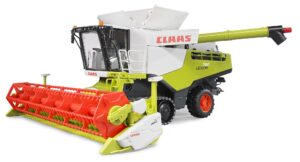 bruder 02119 claas lexion 780 combine harvester, realistic farm harvesting tractor toy, green