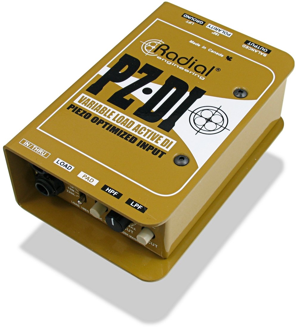 Radial PZDI 1-channel Passive Piezo-Optimized Direct Box