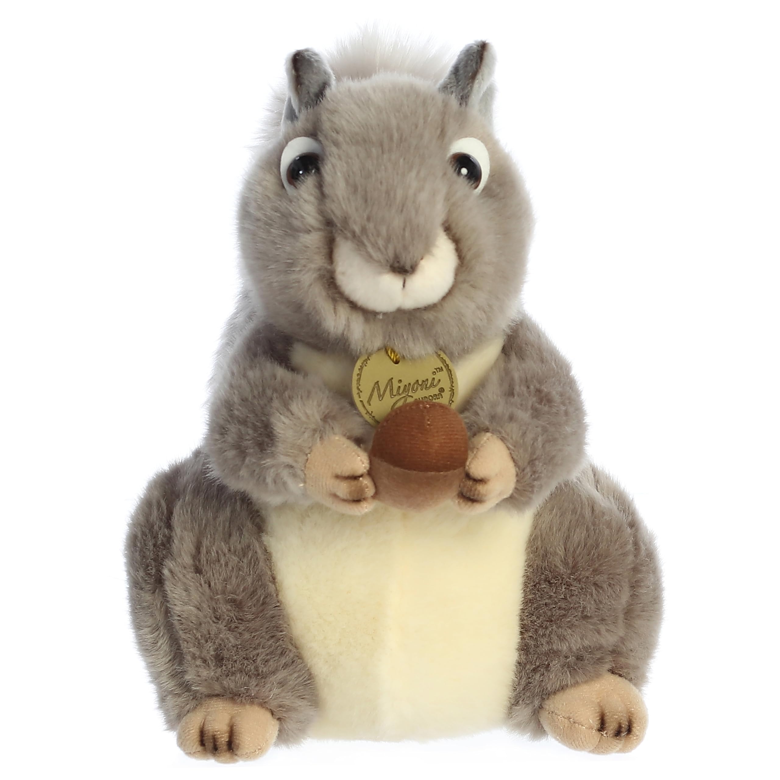 Aurora World Miyoni Grey Squirrel 8" Plush