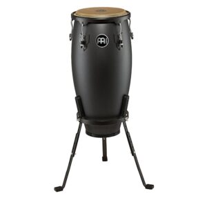 meinl percussion hc11pbk-m headliner designer series 11-inch quinto with basket stand, phantom black