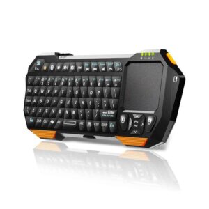 mini wireless keyboard with touchpad for smart tv projector compatible with android ios windows