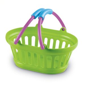 Learning Resources New Sprouts Stack of Baskets - 4 Pieces, Ages 18 mos+ Toddler Pretend Play Toys, Play Grocery Basket, Perfect for Easter Baskets