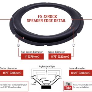 Rockford Fosgate 12 Inch Foam Speaker Repair Kit FSK-12 Rockford (Pair)