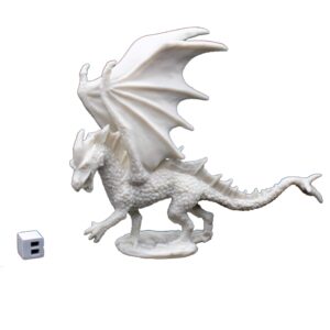 reaper 77026: young fire dragon - dark heaven legends bones miniature