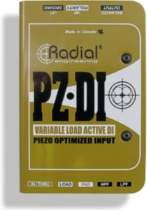 radial pzdi 1-channel passive piezo-optimized direct box