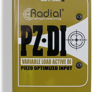 Radial PZDI 1-channel Passive Piezo-Optimized Direct Box