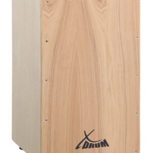 XDrum Primero Cajon Natural including Pocket (Snare Sound, Box Drum, Drum Box, Wood, including Gig Bag and Allen Key)