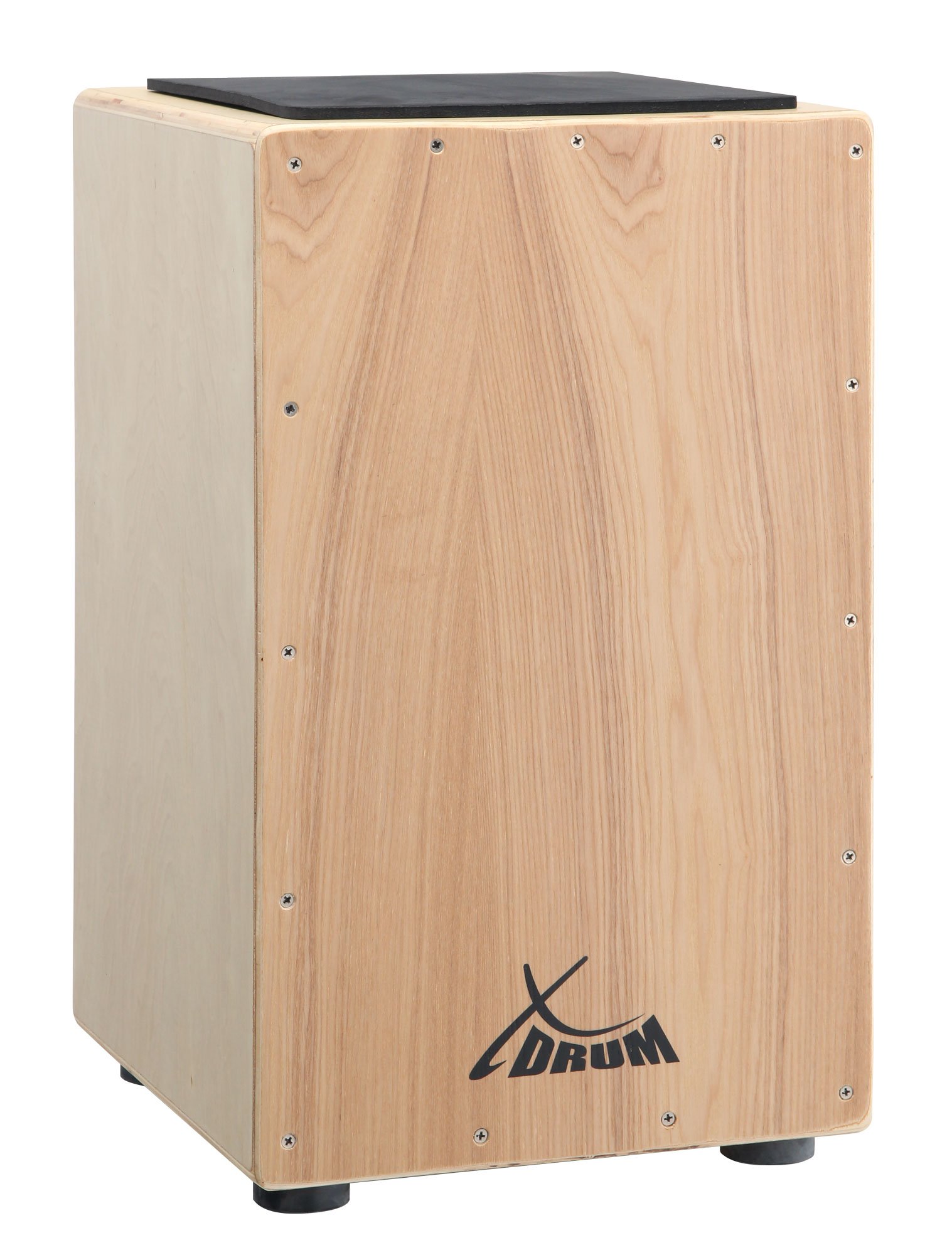 XDrum Primero Cajon Natural including Pocket (Snare Sound, Box Drum, Drum Box, Wood, including Gig Bag and Allen Key)