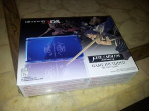 nintendo 3ds blue - limited edition with fire emblem awakening pre-installed