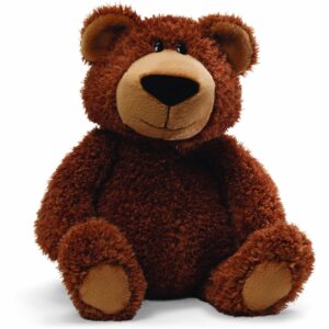 gund 'hubble' brown teddy bear plush