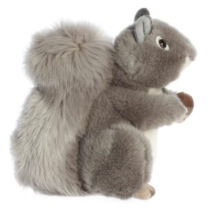 aurora world miyoni grey squirrel 8" plush