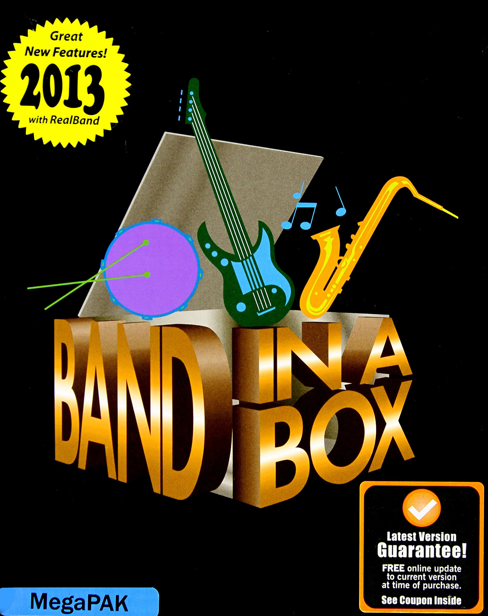 Band-in-a-Box 2013 MegaPAK [Old Version, Win DVD-ROM]