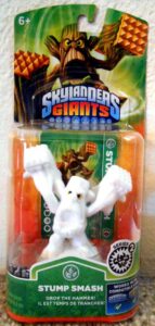 skylanders giants white flocked stump smash extremely rare