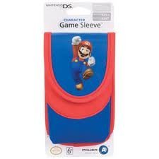 nintendo ds character game sleeve- mario