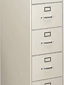 Hon 315CPQ Five-Drawer, Full-Suspension File, Legal Size, 26-1/2-Inch D, Gray