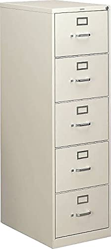 Hon 315CPQ Five-Drawer, Full-Suspension File, Legal Size, 26-1/2-Inch D, Gray