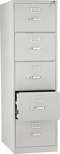 Hon 315CPQ Five-Drawer, Full-Suspension File, Legal Size, 26-1/2-Inch D, Gray