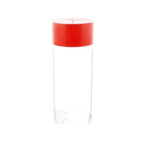 coin capsule storage tube for all air-tite model h size coin holders qty: 1 (red lid)