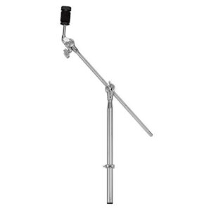 pearl ch830 cymbal boom holder, medium weight boom arm with gearless unilock cymbal tilter, three-tier height adjustment, and convertible straight/boom locking tilter for use with drum racks, multi-clamps, and tom stands.