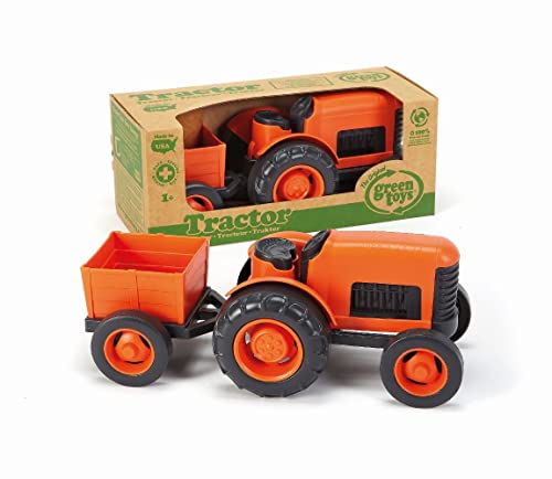 Green Toys Tractor Vehicle, Orange