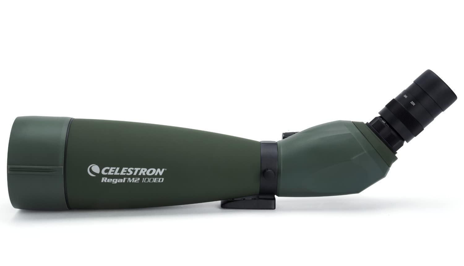 Celestron Regal M2 100ED Spotting Scope – ED Glass for Hunting, Birding and Outdoor Actvities – Phase and Dielectric Coated BaK-4 Prism – Fully Multi-Coated Optics – Dual Focus – 22-67x Zoom Eyepiece