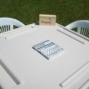 Benecasa Blow Mold Domino Game Table