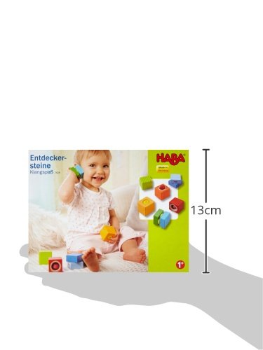 HABA Fun with Sounds Wooden Discovery Blocks with Acoustic Sounds (Made in Germany)