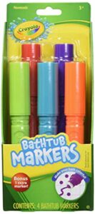 crayola bathtub markers, assorted colors 5 each