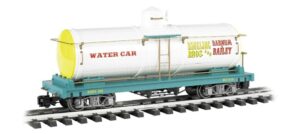 bachmann industries ringling bros. and barnum & bailey - water tank car - large "g" scale rolling stock train