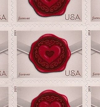 Sealed with Love USPS Forever Stamps Sheet of 20